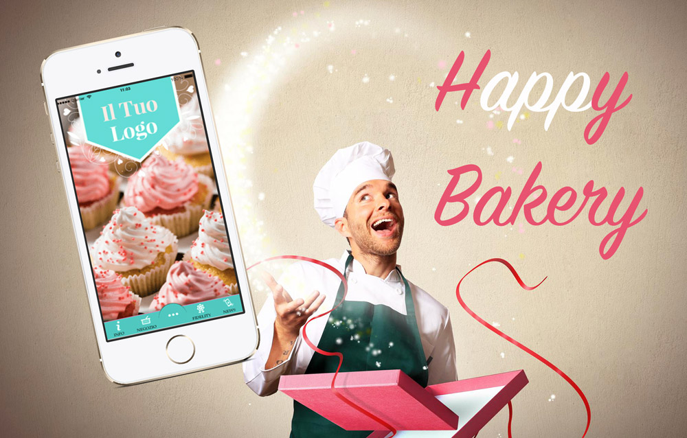 La 1° App pensata per le Pasticcerie: Happy Bakery • Quickly ...